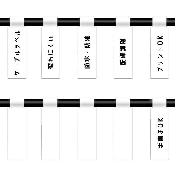 【商品概要】【サイズ】　ケーブルタグ: 長さ：3.7 cm、幅 2.6 cm 【素材】：アート紙。【パッケージ内容】 ケーブルタグ x 300 【カラー】：ホワイト【用途】タグに直接書き込むことができます、そして一目でターゲットケーブルを見...