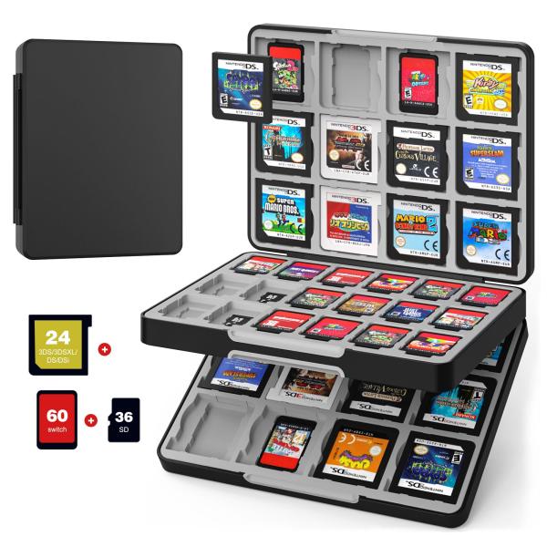 【商品概要】「対応機種」 主にSwitch2/Switch/Switch Lite/Switch有機EL/3DS/DSゲームソフトを収納用の取り扱い簡単のボックスタイプ収納ケースとなります。ゲームソフトウェアをまとめてしっかりと保管収納でき...