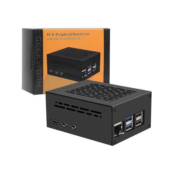 【商品概要】Raspberry Pi 5や拡張ボードやアクティブクーラーなどは付属していません！！！P579 V2 金属ケースは、Raspberry Pi 5やX1000 / X1001 / X1003 / X1004 / M901ボードや...