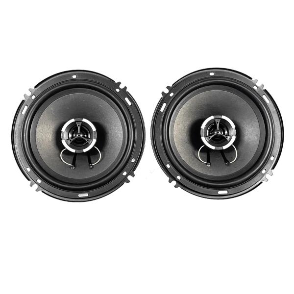 【商品概要】車載用 コアキシャル 2個セットです。【適合】16cm用　汎用 各車種、サイズでご判断ください。スピーカーバスケットは17cmスピーカーの穴位置でも取り付けできるようになっています。16cmスピーカーの場合は内側の丸い穴がビス穴...