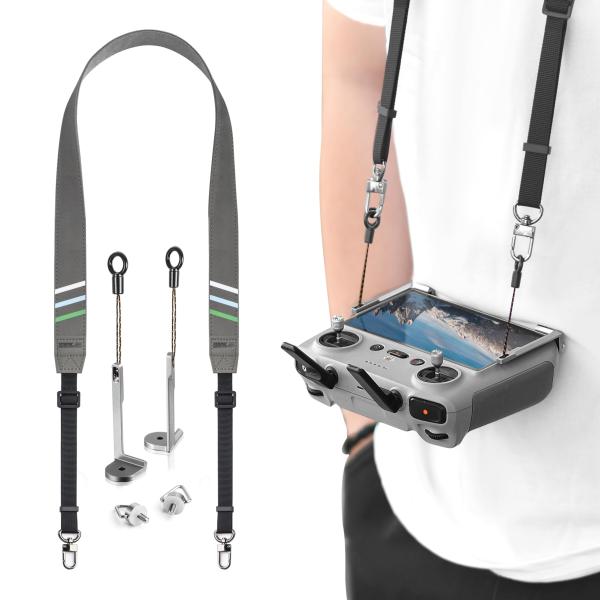 【商品概要】適用機種：DJI対応RC 2/RC/RC PROリモコン専用に設計されたストラップ。Mini 3/Air 3S/Neo/Mini 4 proおよびその他のドローンと互換性があります。ハンズフリー：RC 2リモコンをずっと持ってい...