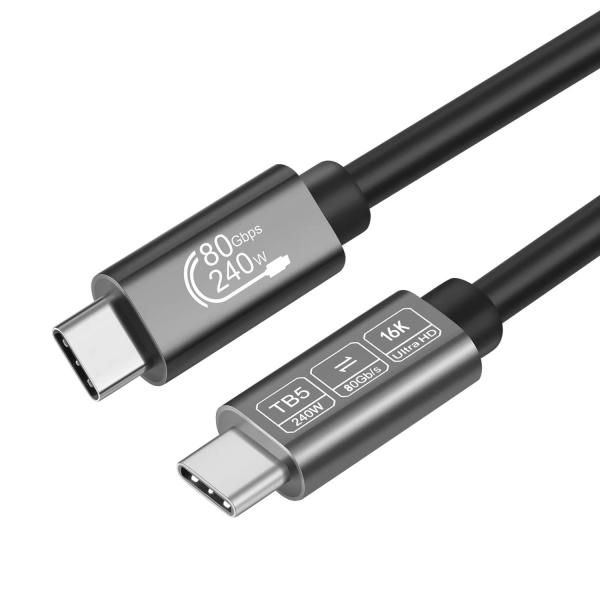 【商品概要】最大80Gbpsデータ転送速度: Thunderbolt 5 ケーブル は、USB3.1の8倍の速さで、TV番組や映画、音楽を瞬時に転送することが可能です16K@60Hz超高解像度: 1つの16K@60Hz、あるいは3つの4K(...