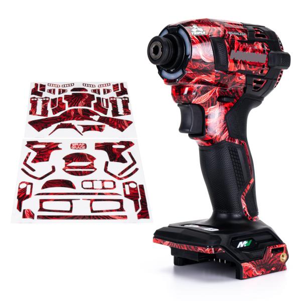 【商品概要】１セット: インパクト１台分 WH36DDに対応グリップ部等ゴムコーティング部分の貼り付けパーツは、本来の接着力が発揮されません。観賞用としてご使用ください。インパクトにラップグレードを貼ると、好みの色で個性化、間違い・盗難防止...