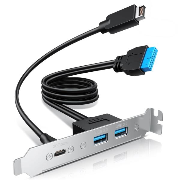 【商品概要】【20Gbps高速】USB-C USB 3.2 Gen 2x2 20Gbps / USB 3.0 Type-A 5Gbpsをサポートする非常に高速なワイヤーで構成されています。また、USB 2.0との下位互換性もあります(Typ...
