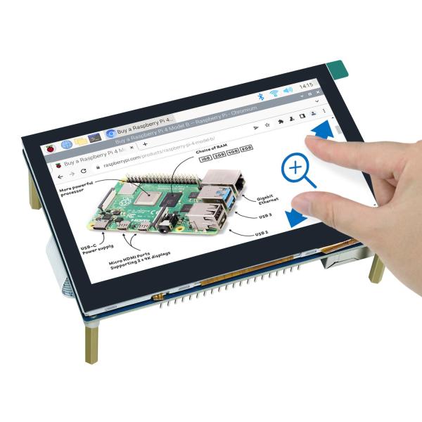 【商品概要】Raspberry Pi向けに特化：ディスプレイポート（Raspberry Pi 5ではCAM/DISP、4とそれ以前はDISPLAY）に接続するだけで良い互換モデル：Raspberry Pi 5 / 4B / 3B+ / 3B...