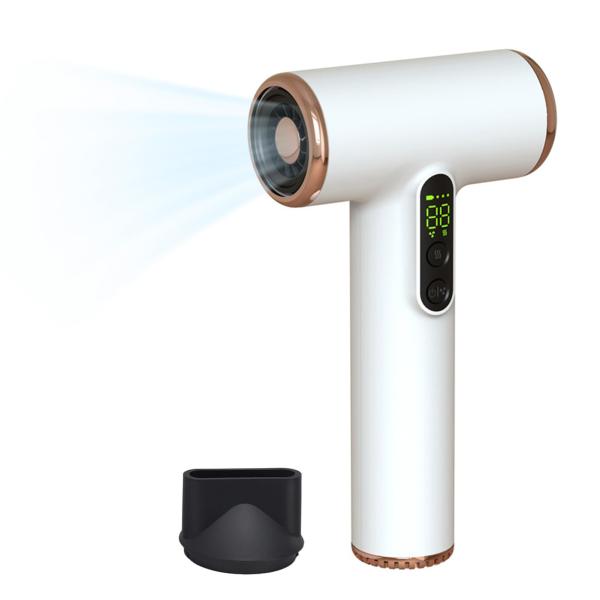 【商品概要】安全で調整可能：コードレスヘアドライヤーには3つのギアがあり、風速と温度を調整できます。プレミアムABSシェル素材で作られており、頑丈な構造で、安全で信頼性があります。充電式：このヘアドライヤーは革新的なUSB充電式デザインを採...