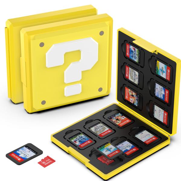 【商品概要】12枚カード収納: Nintendo Switchカード専用の収納ケースとして、12枚のゲームカードとMicro SDカード12枚収納できる便利な多機能カードケースです。対応機種: 主にSwitch/Switch Lite/ S...