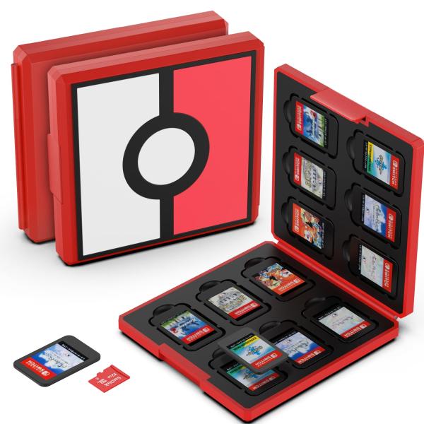【商品概要】12枚カード収納: Nintendo Switchカード専用の収納ケースとして、12枚のゲームカードとMicro SDカード12枚収納できる便利な多機能カードケースです。対応機種: 主にSwitch/Switch Lite/ S...