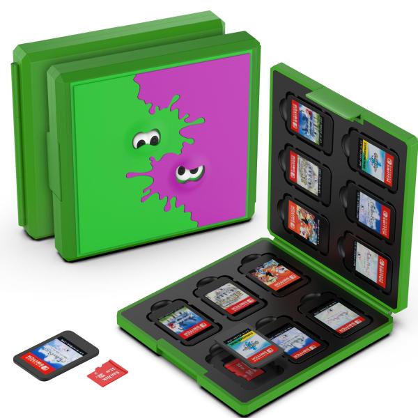 【商品概要】12枚カード収納: Nintendo Switchカード専用の収納ケースとして、12枚のゲームカードとMicro SDカード12枚収納できる便利な多機能カードケースです。対応機種: 主にSwitch/Switch Lite/ S...
