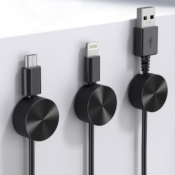 【商品概要】【アンダーカットデザイン】本製品はアンダーカットデザインを採用しており、取り付け位置がテーブルの側面や天井などであっても、取り付け表面が滑らかであれば、オフィス、台所、車内など様々な場所において、取り付け方向に制限なく、散らばっ...