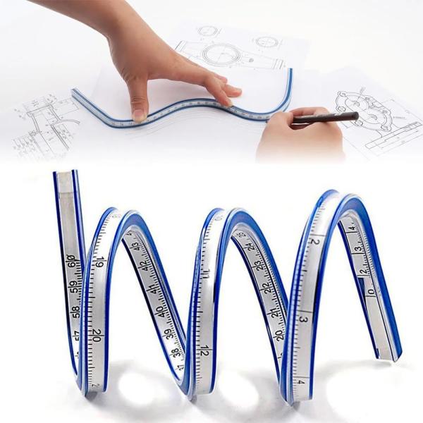 【商品概要】【包装内容】60 cmサイズのフレキシブル定規を1本お届けします。【使いやすい】曲線を描く時、まずその上の十分な数の点を確定して、フレキシブル曲線定規をねじって、それに異なる位置の点を接続させて、それから力を入れて押した後に、ペ...