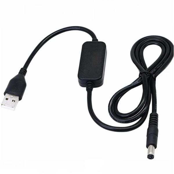 【商品概要】DC 2.1mm x 5.5mmプラグ付きの機器に対応します。購入する前に、自分のデバイスをご確認してください。５V→１２Vへの昇圧コネクターです。DC出力12V/0.5A(6W)の機器を使用するには、USB入力5V/1.5Aが...