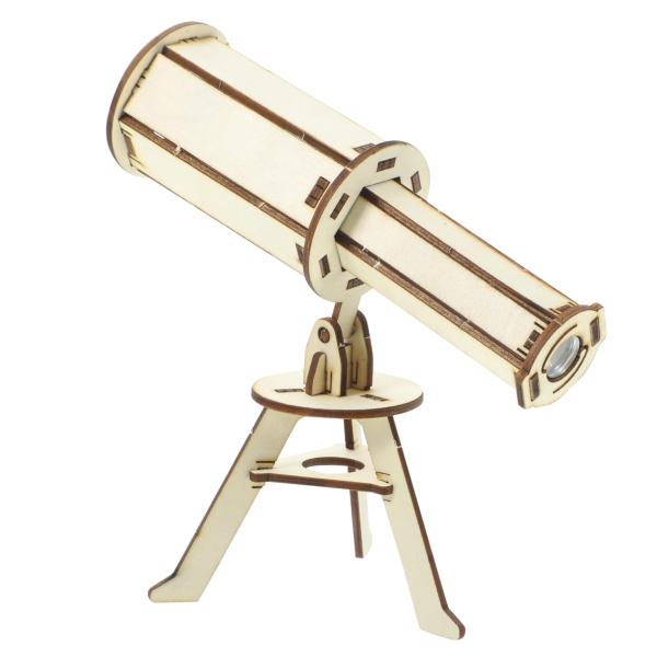 【商品概要】科学的好奇心の育成：子供向けの天体望遠鏡モデルは、宇宙や天体観測への興味を引き出し、科学的探求心を刺激します。家庭学習や学校の科学プロジェクトに最適です。DIY組み立て体験：木製のパーツを組み立てることで、子供たちの実践能力と創...