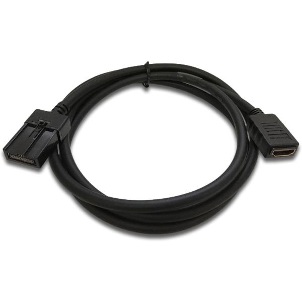 【商品概要】こちらのケーブルは、カーナビ用のHDMI2.0 タイプE端子をHDMIタイプA端子に変換するケーブルです。〇HDMI変換ケーブルの長さは1.5ｍでグローブボックスなどにも届きます。〇弊社社名刻印付きのオリジナル変換ケーブルです。...