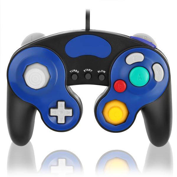 【商品概要】【使い勝手が抜群】かんたん接続で遊べるK&amp;SGAMERオリジナルのコントローラ！接続タップを使うことでスイッチやWiiUのゲームも快適に楽しむことができます。【純正と同じ操作感】ゲームキューブコントローラと同じボタンを配...
