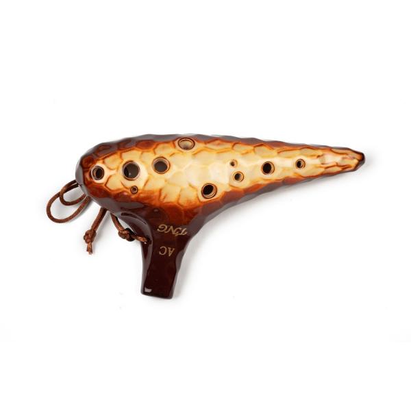 【商品概要】楽器仕様: アルトC調、12穴オカリナで、豊かな音色と正確なピッチを実現する設計伝統的な製法: 窯変釉薬による美しい仕上げで、独特の色合いと風合いを表現携帯便利: 付属のストラップで持ち運びが簡単、演奏の機会を逃しませんデザイン...