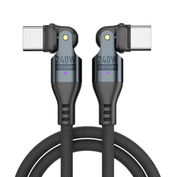 【商品概要】240W高速USB Cケーブル：このタイプCからタイプC高速充電ケーブルはPD 3.1およびQC 3.0高速充電をサポートし、MA-Bookシリーズ、パッドシリーズ、電話15/15 Plus/Phone 15 Pro Maxを公...