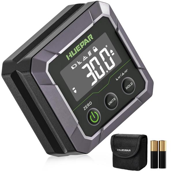 【商品概要】【高精度と温度安定性】内蔵温度センサーにより、0°C〜40°Cで偏差なく安定した精度を確保します。0°/90°で±0.1°の精度、その他の角度で±0.2°の精度で測定し、1メートルの落下後でも精度を維持します。キャリブレーション...