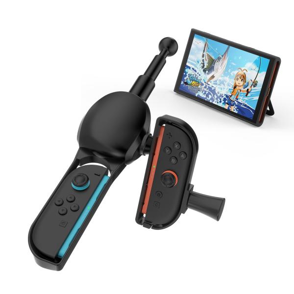 【商品概要】【対応機種】Nintendo Switch 2 Joy-con 2用釣り竿（Switch 2 &amp; Joy-Con 2 完全対応）【リアルなギア式巻き取り】 内部に精密ギアを内蔵、リールを巻くたびに「カタカタ」と本物そっく...