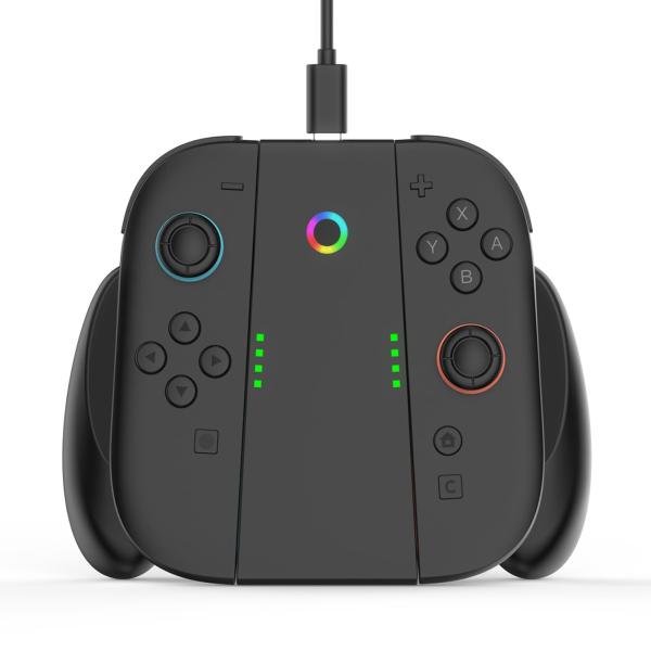 【商品概要】【対応機種】Nintendo Switch 2 Joy-con 2用充電グリップ【充電機能】プレイ中も充電可能、バッテリー切れゼロ、USB-Cケーブルで接続するだけで、Joy-con 2をプレイしながら充電可能、Switch 2...