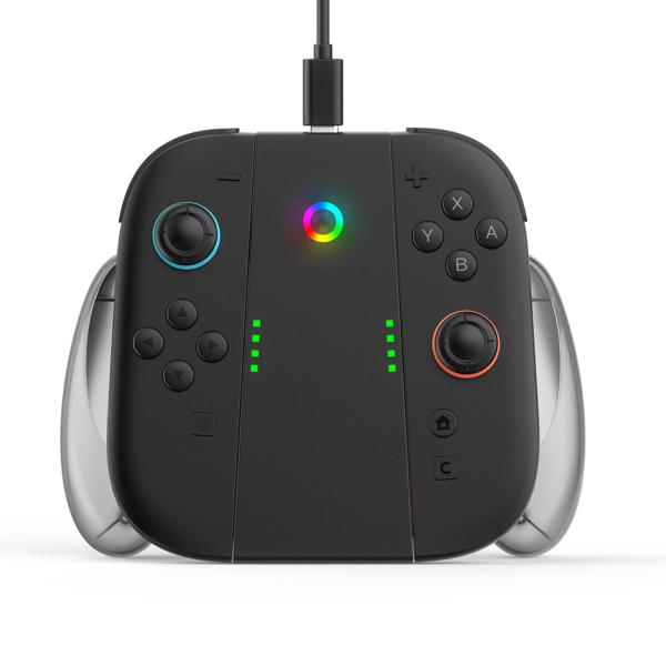 【商品概要】【対応機種】Nintendo Switch 2 Joy-con 2用充電グリップ【充電機能】プレイ中も充電可能、バッテリー切れゼロ、USB-Cケーブルで接続するだけで、Joy-con 2をプレイしながら充電可能、Switch 2...