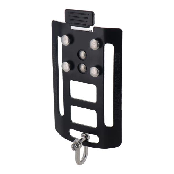 【商品概要】●ベルトに装着しておけば作業内容に合わせてアタッチメントの交換ができます！品番:DT-THG-BA本体サイズ(H×W×D):約120×61×10mm重量:約68g【商品説明】【商品詳細】ブランド：DBLTACT(ダブルタクト)商...