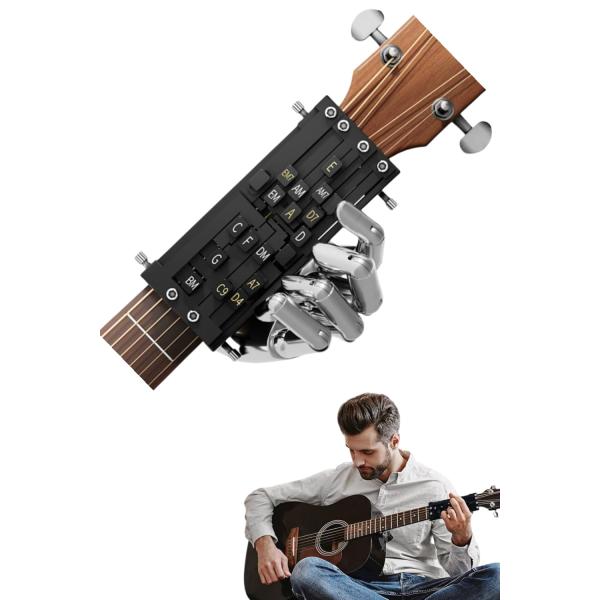 【商品概要】【商品仕様】 38インチから41インチのフォークギターに完璧にフィットするように設計されたこのコードトレーナーは、ギター コード トレーナーは、ほとんどのブランドとの互換性を保証します。【高品質素材】耐久性のある素材で作られたこ...