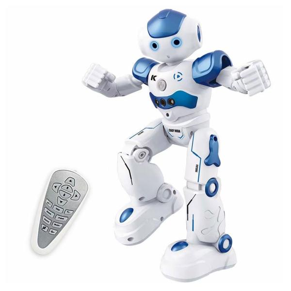 【商品概要】【 動く 人型 ロボット おもちゃ 】 子ども向け人型ロボットおもちゃは、リモコン操作に対応。二足歩行、スライド移動、前後左右移動、ダンス、音楽、簡易プログラミング、英語のおしゃべり、自動デモなど多彩な機能を搭載しています。遊び...