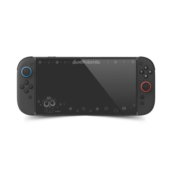 【商品概要】Switch 2に完全フィット：レーザー精密カットで画面形状・カメラ・スピーカーに完璧対応。全面接着でタッチ感度100%維持します。軍事グレードのハイブリッド保護：高硬度アルミガラス（9H硬度）+ 柔軟PC層の組み合わせで、超耐...