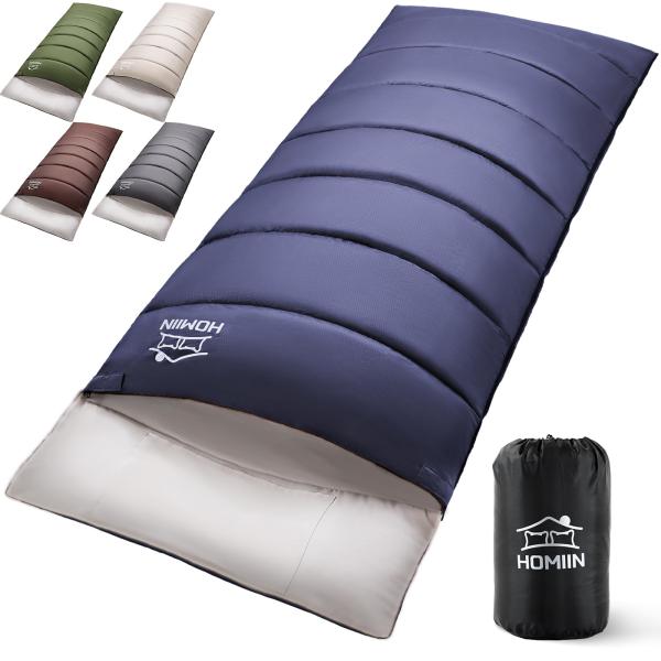 【商品概要】【ゆったりサイズ感・オールシーズン対応】使用時：約220×85cm; 収納時：約44×28cm; 重量：約1.8kg 最低使用温度：-5℃　快適使用温度：5℃-10℃（自身の暑さと寒さの感覚によって使用)。身長150〜190cm...