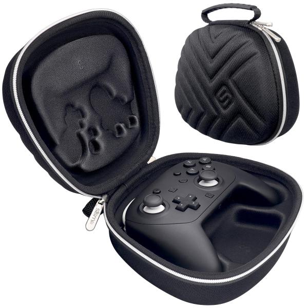 【商品概要】装着簡単、主要部分はオープン設計！対応機種：純正のSWITCH・SWITCH2 PROコントローラ。※この製品はSwitch Proコントローラ専用です。『サードパーティのコントローラ』は収納できません。ポーチは耐衝撃吸収に優れ...