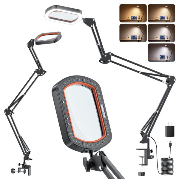 【商品概要】10倍LED長方形精密拡大鏡 高品質な本物のガラスレンズで作られた当社の10倍拡大鏡で、卓越した明晰さと精密さを体験していただくとともに、高品質のガラスレンズが製品に使用されているため、視野に全く歪みが無く、長持ちする耐久性を保...