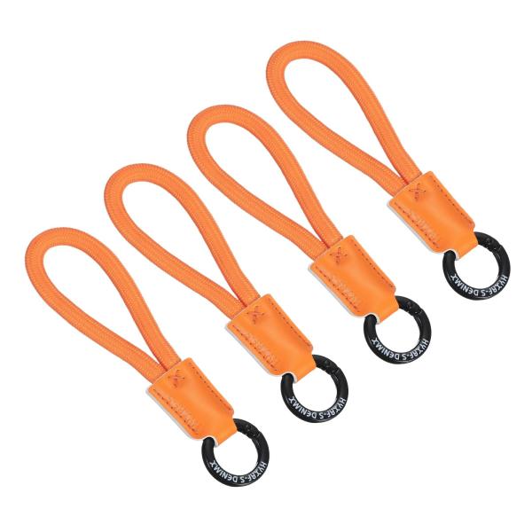 【商品概要】仕様: 素材: 金属、ナイロン、レザー; カラー: グレー; ロープの厚さ: 8mm/0.31インチ; ロープサイズ: 150mm/5.9インチ; リングの厚さ: 5mm/0.19インチ; 梱包リスト: 2個x牛革キーチェーン利...