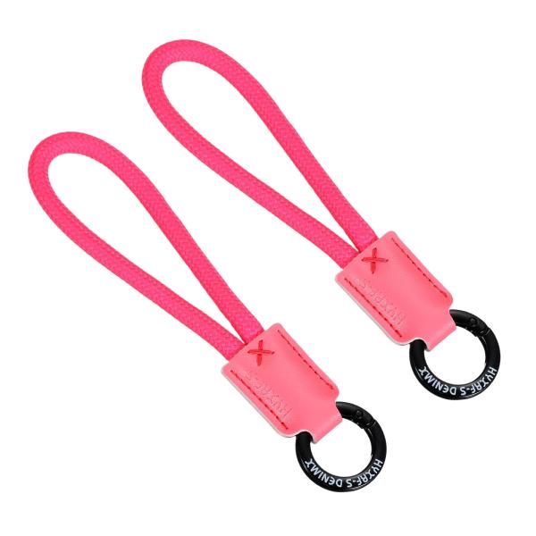 【商品概要】仕様: 素材: 金属、ナイロン、レザー; カラー： グレー; ロープの厚さ: 8mm/0.31インチ; ロープサイズ: 150mm/5.9インチ; リングの厚さ: 5mm/0.19インチ; 梱包リスト: 牛革キーチェーン2個利点...