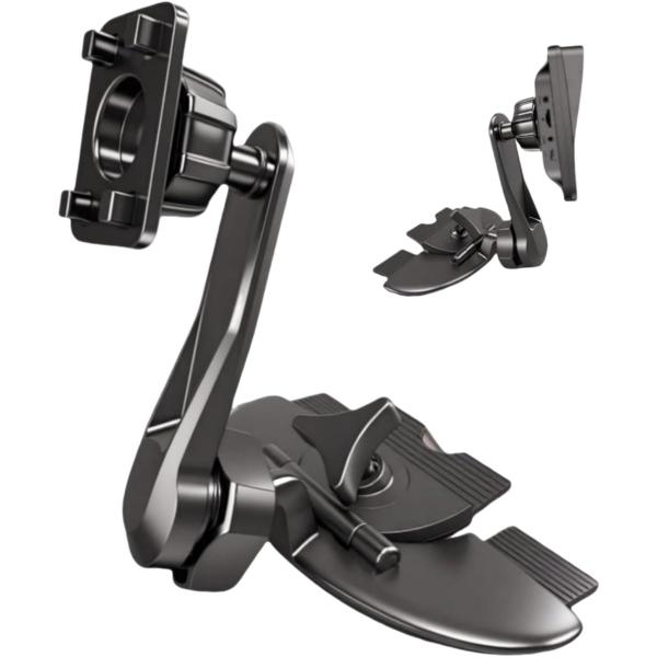 【商品概要】【2-in-1 CDフォンホルダー】このアップグレードされたデュアルアタッチメントCDホルダーは、車に360度回転アームとCDスロットホルダーを装備します。アクセスが限られている場合、延長アームがより多くの角度を提供します。注意...