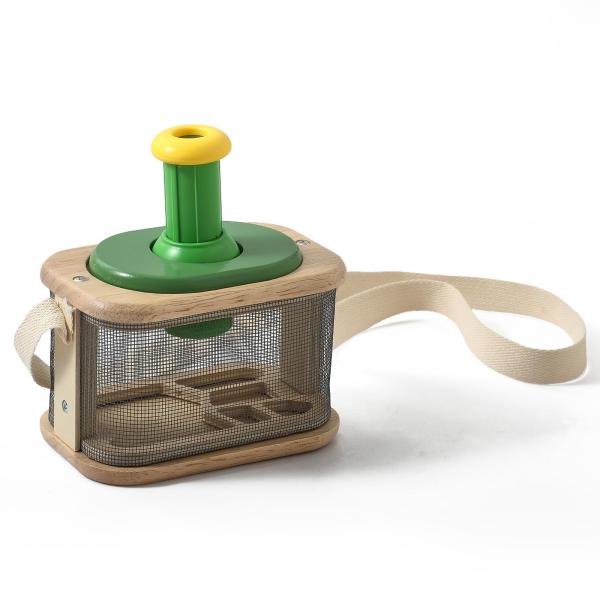 【商品概要】【市場唯一の木製デザイン】温かみのある木製フレームを採用した特別な昆虫観察ボックス。他にはないナチュラルな素材感で、お子様の自然体験をより楽しく、思い出深いものにします。【360度回転レンズで楽しく観察】上部のレンズは360度回...