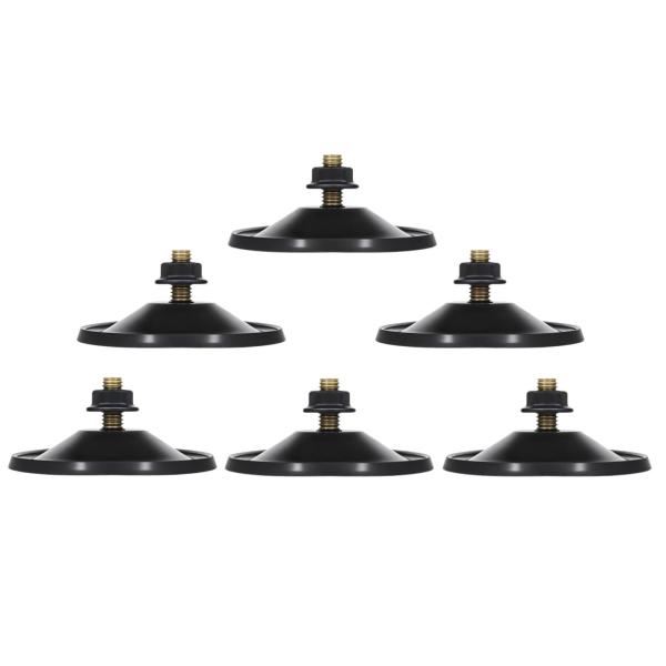 【商品概要】パッケージ内容: M6 x 14ネジ付きの超強力吸盤6個パック。直径55mm/2.16インチの大型吸盤パッドが含まれています。厚いエッジデザインにより、より多くのパワーと強度を提供します。強力な吸引力: 柔らかく厚いPVC素材を...