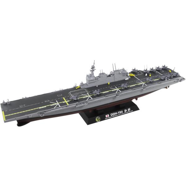 【商品概要】組み立てが必要なプラモデル。別途、接着剤や工具等が必要。1/700スケール塗装済みプラスチック組み立てキット完成時サイズ:全長355mm、全幅72.6mm船体、甲板上の着艦標識の他、搭載機パーツもあらかじめ塗装されていますので、...