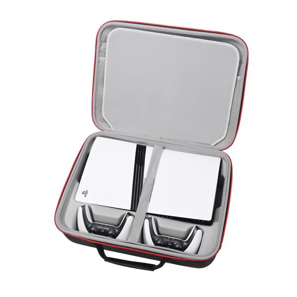 【商品概要】【パーフェクトフィット】このケースはPlayStation 5 Proのために特別に設計され、PS5 Proゲーム機とそのアクセサリーに完璧にフィットします。(ケースのみ、本体とアクセサリー等は含まれません)【優れた素材】 外は...