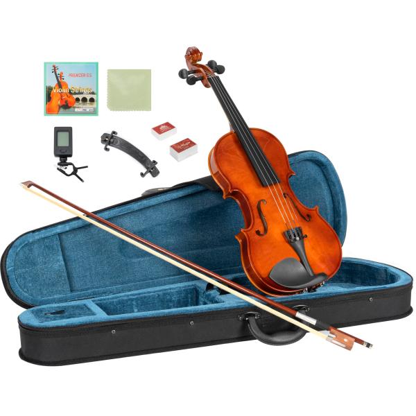 【商品概要】バイオリン本体素材：椴木（トウモロコシノキ、変形に強く、音色が温かくバランスが良い） 弦素材：鋼弦（音程が安定し、初心者に適しています） 弓素材：花梨（ローズウッド、演奏時の操作性を向上）【商品説明】【商品詳細】ブランド：BQK...