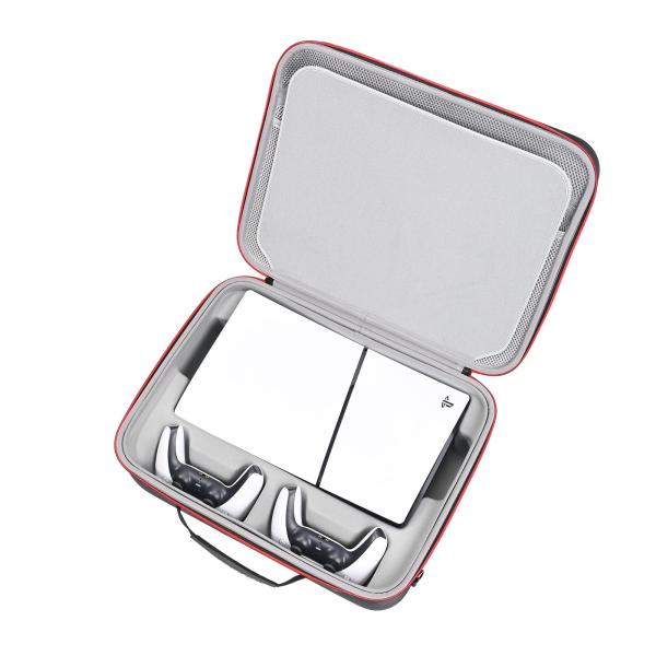 【商品概要】【パーフェクトフィット】このケースはPlayStation 5 Slimのために特別に設計され、PS5ゲーム機とそのアクセサリーに完璧にフィットします。(ケースのみ、本体とアクセサリー等は含まれません)【優れた素材】 外は高密度...