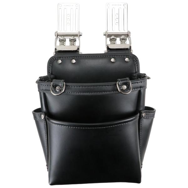 【商品概要】特徴1:SHOX機構搭載の牛本革製ツールホルダー、装着歩行時の衝撃を最大30%程度吸収可能特徴2:ハイポジション・ローポジションの2WAY仕様サイズ:約幅220mm×高さ370mm×奥行180mm重量:約820g仕様:2段、材質...