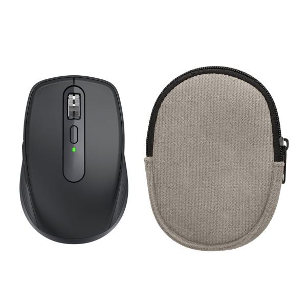 【商品概要】ぴったり: Logitech MX ANYWHERE 3 / ANYWHERE 3S対応安全に保管: このマウスケースが、お使いのBluetoothマウスをコーデュロイとネオプレーン素材で保護し、傷や汚れ、破損から守ります。柔ら...