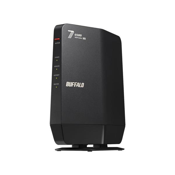 【商品概要】AirStation WSR6500BE6P-BK [ブラック]メーカー名:バッファロー入数:1【商品説明】無線LAN規格：Wi-Fi 7 (11be) 接続環境：3階建て(戸建て)/4LDK(マンション)/35台/12人 メッ...