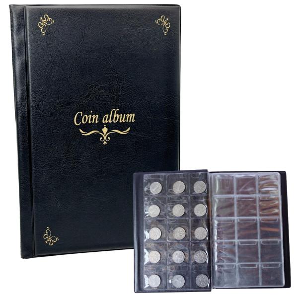 【商品概要】【大容量で整理しやすい】スーベニアメダルや記念硬貨、金貨、貨幣など、最大150枚をまとめて整理できるコインアルバムです。透明ポケットで中身が見えるのでどこに何を収納したか一目で確認でき、旅行や思い出のコインを整理する際も手間がか...