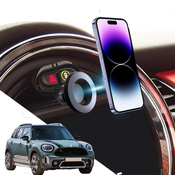 【商品概要】【mini スマホホルダー】BMW ミニワン / ミニクーパー / ミニクラブマン / ミニクロスオーバー 第3世代 F54/F55/F56/F57/F60 2013-2021 2021年改良後の8.8インチナビに対応なし【超強...