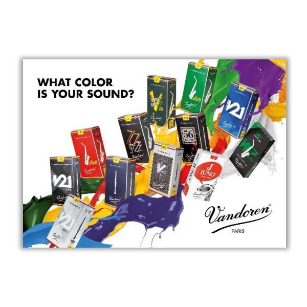 【商品概要】リードやマウスピースなどの木管楽器のアクセサリーを取り扱っているトップブランドです。「WHAT COLOR IS YOUR SOUND？」Vandorenの代表するリードの外箱の絵が散らばめてあるクリーニングクロスです。木管・金...