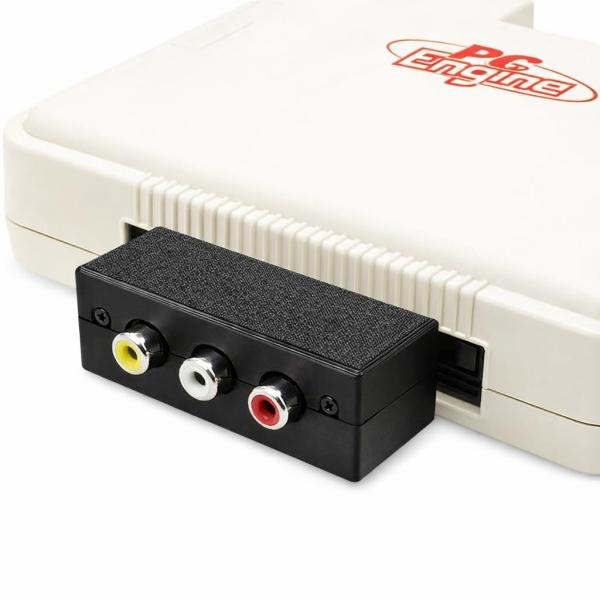 【商品概要】NEC純正部品ではありません。AVケーブル付いておりません。入力：PCエンジン本体後ろに拡張端子出力：AV（RCA仕様、3色ケーブル用）対応本体：PCエンジン初代（白） PCエンジンCORE PCエンジンCORE II2026年...
