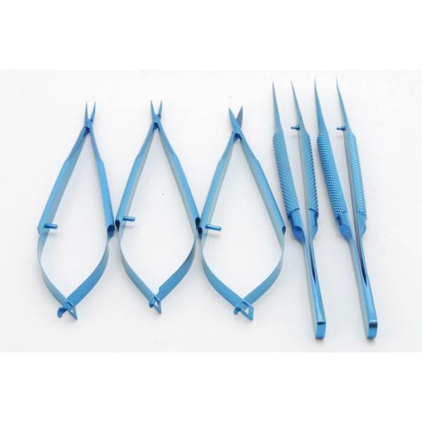 【商品名】　手術練習用 チタン製 精密持針器セット 専用箱付き マイクロサージェリー 持針器 剪刀 鑷子 鋏 ピンセット (チタン製 5本セット) 【商品説明】　・【サイズ】各持針器：12cm　剪刀：12cm　鑷子：14cm・【セット内容物...