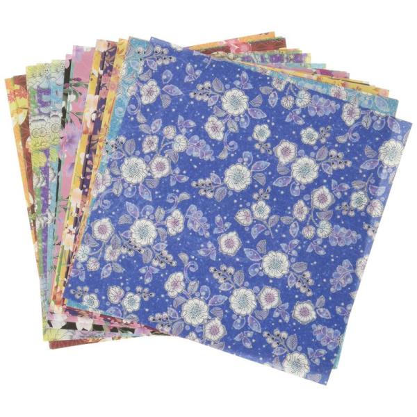 【商品名】　カミイソ産商 和紙千代紙 華 Hana Kyo-yuzen type2 【商品説明】　・折り紙 ショウワグリム 和紙 友禅 83-0603 おりがみ 折紙 千代紙 色紙 いろがみ 学校 小学校 幼児 安全 知育 教育 教材 本 ...